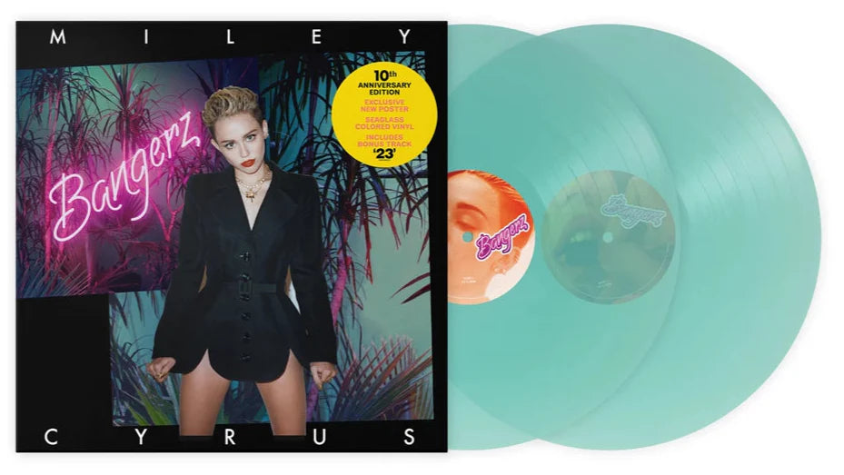 Miley Cyrus - Bangerz, 10th Anniversary Limited Edition Seaglass 2lp ...